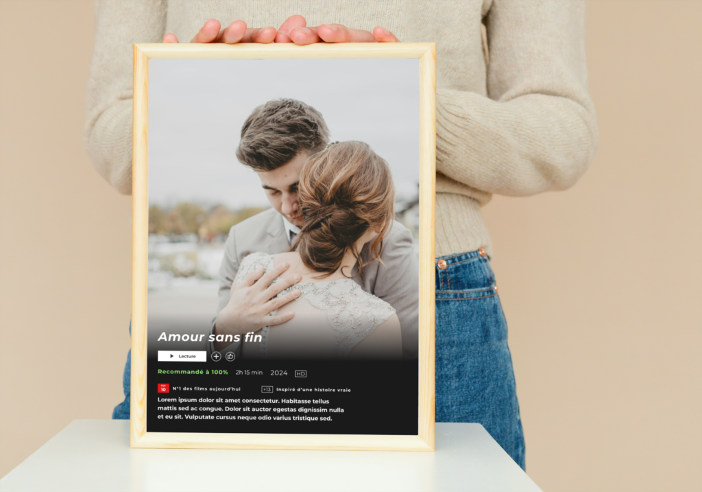 Poster style Netflix portrait - cine-poster
